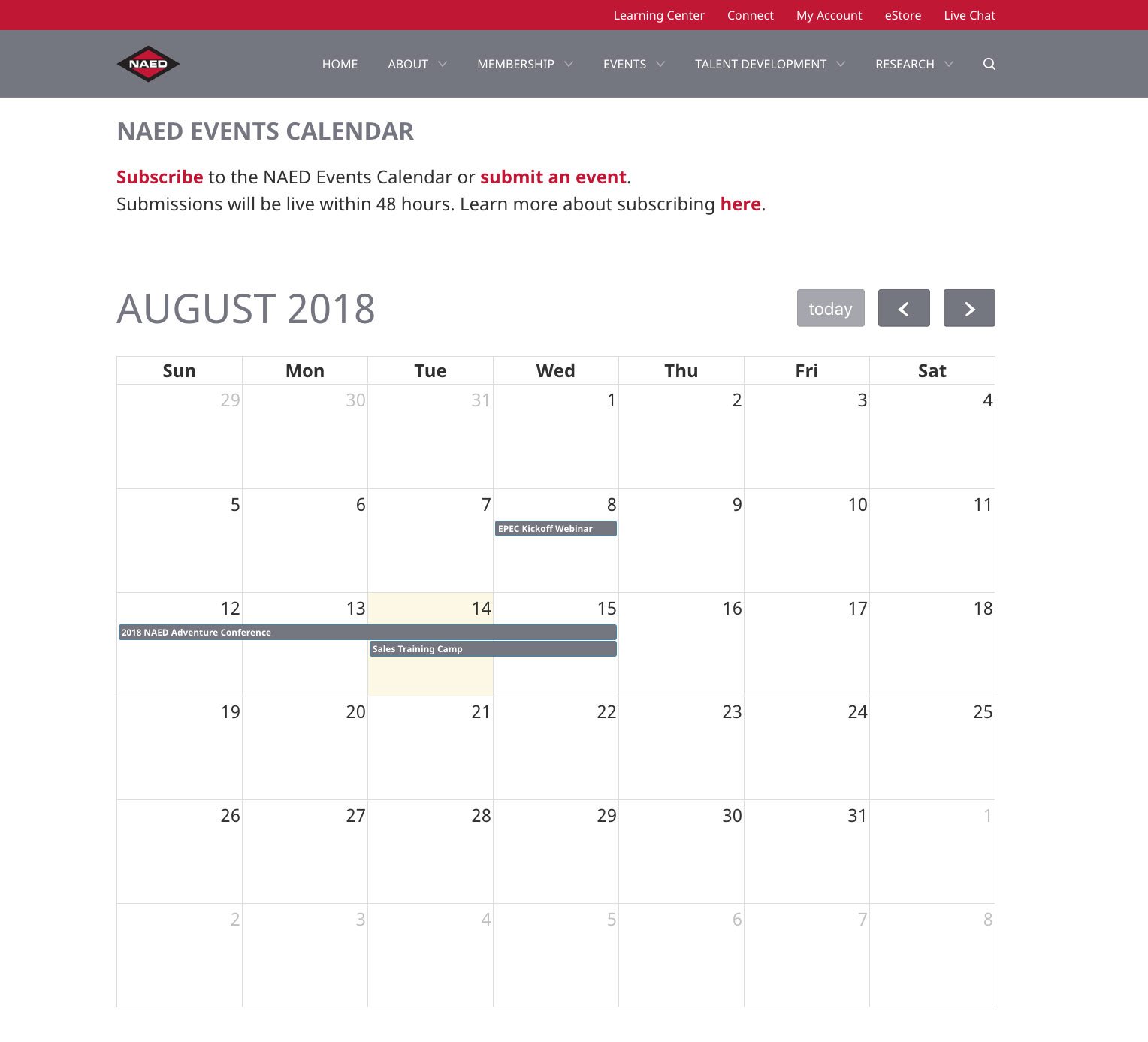 NAED Launches New Website